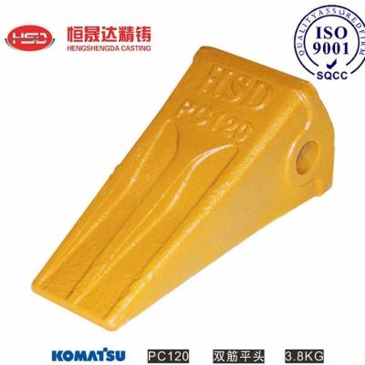 China PC120 Premium Flat durable Bucket Teeth For Excavator 24Hours Online Service for sale