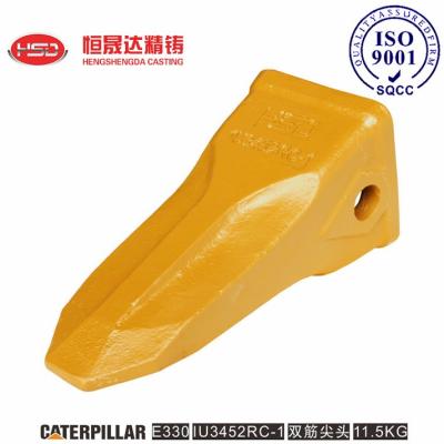 China E330 1U3452 1U3452RC IU3452TL 9W8452  Excavator Bucket teeth Impact Resistance for sale