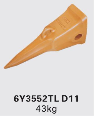 China D11 D12 D12TL 6Y3552TL Ripper Teeth Mining-Grade Penetration Efficiency ‌ for sale