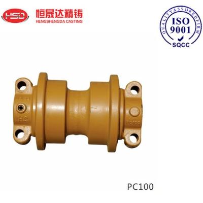 China PC300 PC200 PC100 PC60 PC40 Heavy-Duty Top Roller For Komatsu Undercarriage Parts for sale