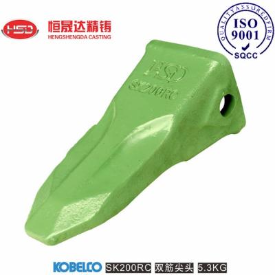 China SK200 SK200RC SK60 SK60RC Excavator Bucket Teeth Rib-Reinforced Structure for sale