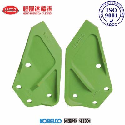 China SK120 SK200RC SK230 SK350 KOBELCO Excavator Side Cutter Heavy-Duty Blade for sale