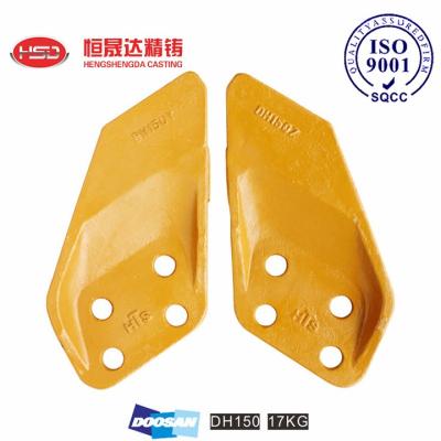 China DH55 DH150 Excavator Side Cutter Streamlined Cutting Design OEM Service for sale