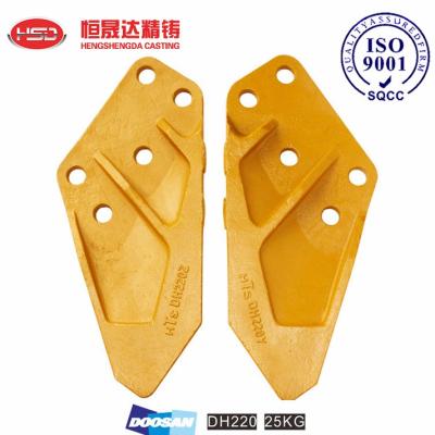 China DH220 DH300 Excavator Side Cutter Mining-Grade Durability Standard Blade for sale