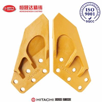 China EX200 EX300 ZAX300 HITACHI Excavator Side Cutter 52HRC Rock-Crushing Tips for sale