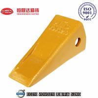 China EC210 EC210RC 14530544 VOLVO Flat Bucket Teeth Modular Tip Design for sale