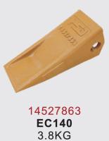 China EC60 EC140 E504 14527863 Flat Bucket Teeth Replacement Low noise Operation ‌ for sale