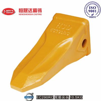 China EC290 EC290RC EC360RC 1171-01910  VOLVO Excavator Bucket Teeth 52HRC for sale