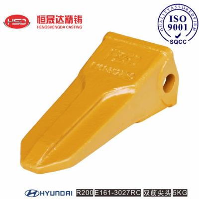 China R200 R210 R210RC E161-3027RC 61N6-31310 Impact-Resistant Bucket Teeth Flat for sale