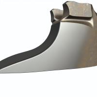 China Left Corner Tip Bucket Digger Excavator Tooth Hardness 3- 5 for Excavating for sale