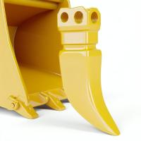China Left Corner Tip Bucket Digger Excavator Tooth Hardness 3- 5 for Excavating for sale