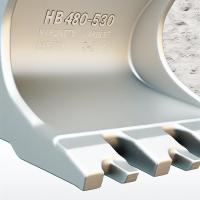 China HB 480-530 Hardness Excavator Bucket Teeth with Standard Width and 3- 5 Hardness for sale