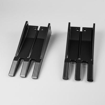 China Compatibility Fits Most Excavator Models Black Excavator Bucket Side Cutters with Free Logo for sale