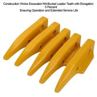 China Construction Works Excavator Loader Bucket Teeth with Elongation 5 Percent Ensuring Operation and Extended Service Life for sale