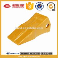 China hot sale construction machinery excavator parts bucket teeth R210CL-7 for Hyundai for sale