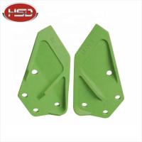 China Durable 4 holes green color machinery engineering&construction parts bucket side cutter for SK120 excavator spare parts on sale for sale