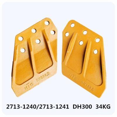 China 2713-1240 2713-1241 side (R/L)cutter excavator  spare part for DH420 DH300 excavator bucket for sale