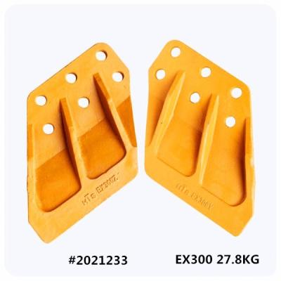 China sidecutter EX300 6 holes RH #2021233 excavator spare parts bucket side cutters for sale