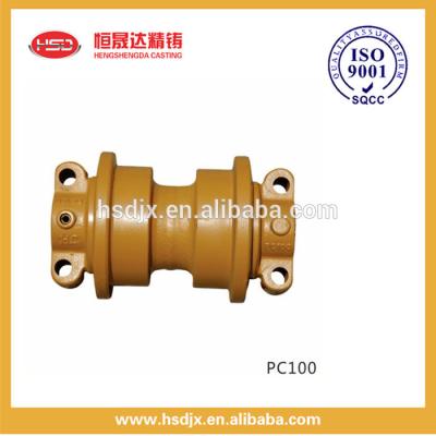 China Undercarriage parts PC100 roller track for wholesale for sale