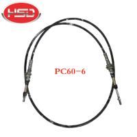 China PC60-6 Excavator Spare Parts Throttle Cable Motor Line for sale