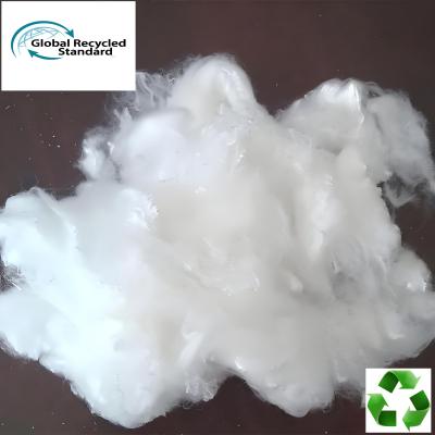 China GRS Recycled Polyester Staple Fiber 3D 51MM Semi Dull Bright for sale