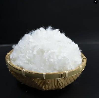 China GRS Recycled Polyester Staple Fiber 3D 51MM Semi Dull UV Resistant for sale