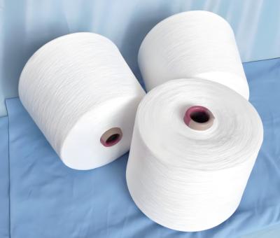China Virgin Polyester Staple Fiber 1.5D 38mm Semi Dull Raw White for sale