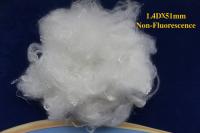 China 4D×51MM Recycled Polyester Staple Fiber for Nonwoven Fabric Anti-Distortion White PET Fiber for sale