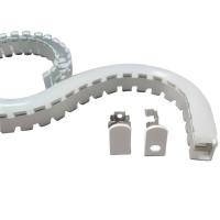 China S Type Flexible Free Aluminum LED Aluminium Profile Bendable Cuttable LED Profile Light for sale