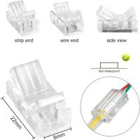 China PC ROHS  Led Light Cable Connector LED Accessory Adapter Terminal Extension Connection for sale
