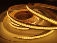China Flexible CRI90+ Dotless Cob Led Tape Dotless Led Strip Lights IP20 1000lm/M for sale