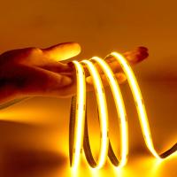 China Ra90 DC 480 LED Chips Cob Led Rgb Flexible Led Strip 24v 3000k for sale