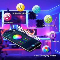 China 6 To 36V 15M 5050 RGB Smart LED Music Light Lights Music Sync Color Changing Flexible for sale