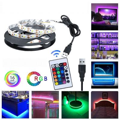 China RGB 5V Waterproof Smart LED Music Light Led TV Backlight 5050 USB Color Changing for sale