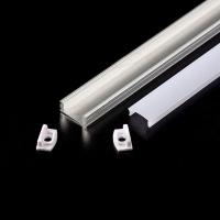China 8mm White LED Aluminium Profile Square Profile Light PC Cover Linear for sale