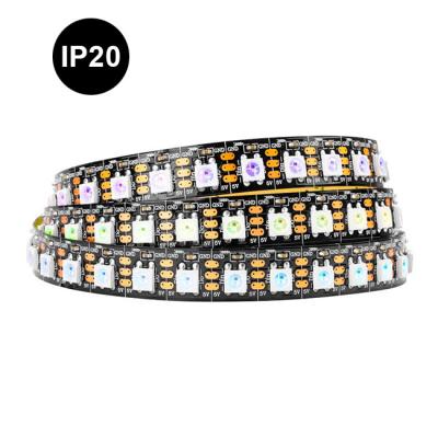 China Ip20 Ip65 Ip67 Smart LED Music Light Strip 96 100 144leds Flexible Pixels Ws2812b for sale