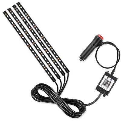 China SMD 5050 RGB Modified Car Lights Lamp LED Car Interior Decoration Atmosphere Light for sale