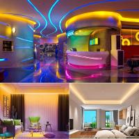 China 220V RGB LED Neon Light Silicone Neon Strip Flexible Luces Rubber Cuttable Strip for sale