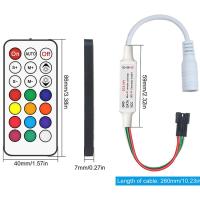 China DC5 - 24V Mini 21Key LED Light Controller For WS2811 WS2812B Dream Color Strip Lights for sale