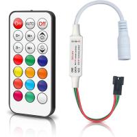 China DC5 - 24V Mini 21Key LED Light Controller For WS2811 WS2812B Dream Color Strip Lights for sale