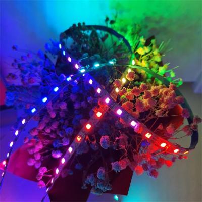 China Rgb Flexible 5050 LED Strip Individually Addressable 60 144 Led Pixel for sale