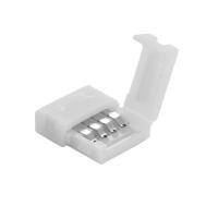 China 10mm 4 Pin Led Rgb Connector 10mm 4 Pin LED Accessory L T X Shape Unwired Gapless Solderless for sale