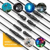 China Waterproof Wire Extension Cord LED Accessory M12 A Coded Electrical Cirlular 3 4 Pin for sale