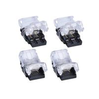 China 4pin 3pin 2 Pin Led Light Connector LED Accessory Terminal Wire Female Male 8mm 10mm for sale