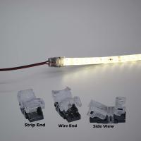 China 4pin 3pin 2 Pin Led Light Connector LED Accessory Terminal Wire Female Male 8mm 10mm for sale
