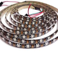 China Waterproof Dmx 5050 Smart LED Mood Light Strip Digital 12v Addressable RGB Pixel WS2812 for sale