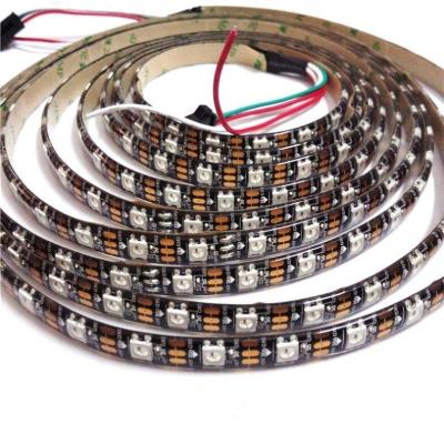 China Waterproof Dmx 5050 Smart LED Mood Light Strip Digital 12v Addressable RGB Pixel WS2812 for sale