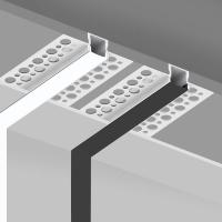 China LED Light Strips Aluminium Channel With PC Cover Recessed Drywall Plaster Gypsum Led Aluminum Profile for sale