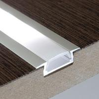 China Kitchen Bar Cabinet Ceiling Edge Lighting Strip Alu U Shape Channel Recessed Drywall Plaster for sale