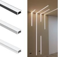 China High Quality U Shape Black Alu Extrusion Housing Channel Diffused Cover For Lighting Strip Surface Led Profile Aluminum for sale